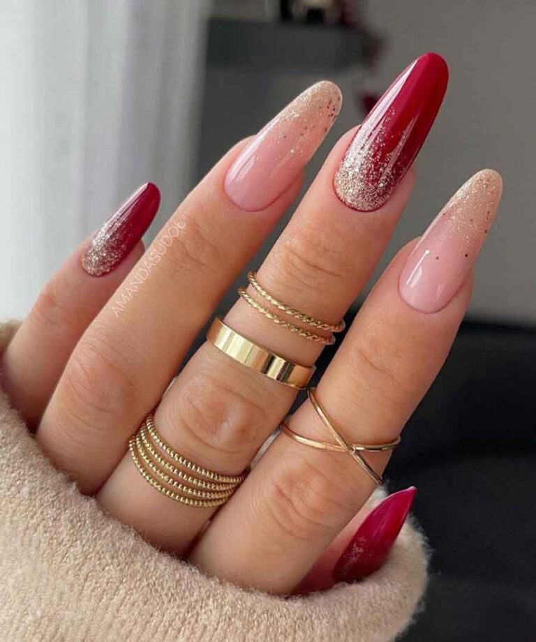 30+ Unhas Decoradas Vermelhas (delicadas, chiques, dia dos Namorados ...