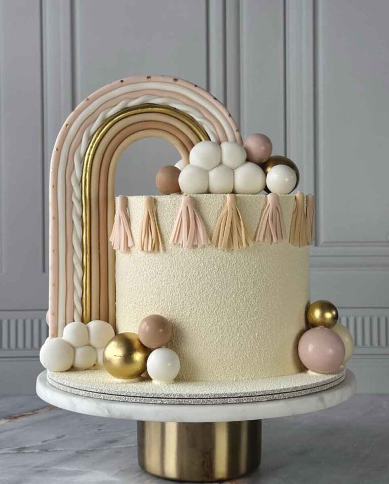 Ideias de Bolo Rosa com Dourado (Pink, Rose Gold e +) - Mulher Além da Mãe