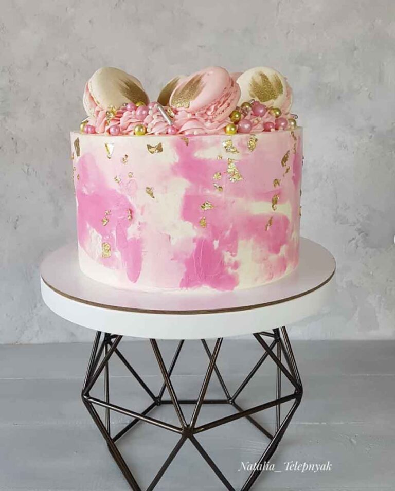 Ideias de Bolo Rosa com Dourado (Pink, Rose Gold e +) - Mulher Além da Mãe
