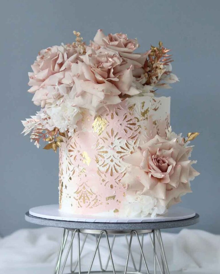 Ideias de Bolo Rosa com Dourado (Pink, Rose Gold e +) - Mulher Além da Mãe