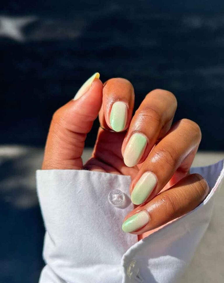 Ideias de Unhas Decoradas Verdes para uma Manicure Natural & Chique ...